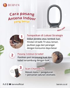 Cara Pasang Antenna Indoor yang Benar – Bervin Indonesia